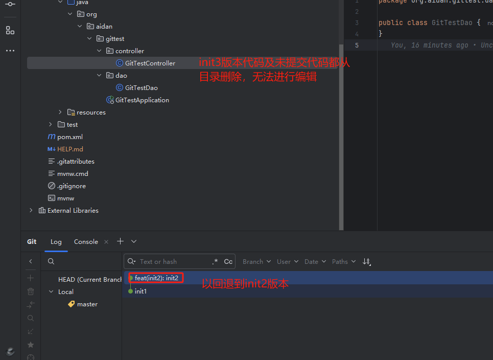 Idea工具使用git回滚代码idea Git 回退到某个commit Csdn博客