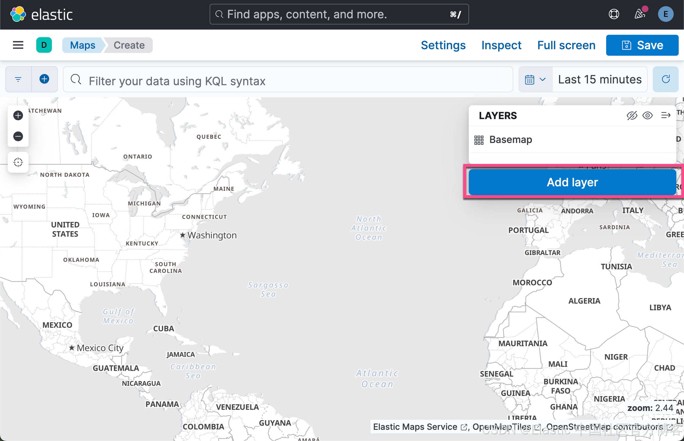 在 Kibana 地图中使用外部地图数据和 ES|QL_kibana8.17 maps-CSDN博客