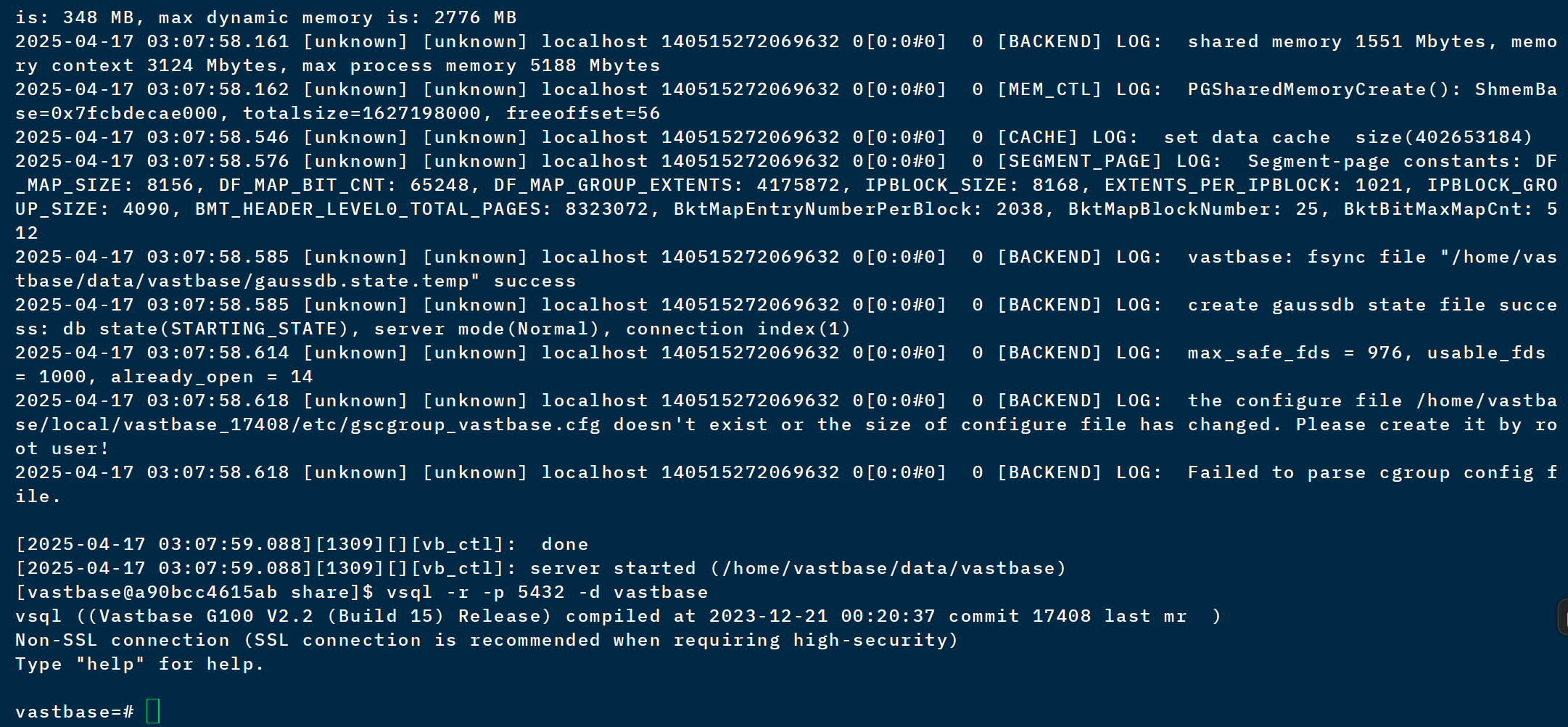 Docker部署海量数据库 Vastbase G100 并添加PostGIS扩展_vastbase docker-CSDN博客