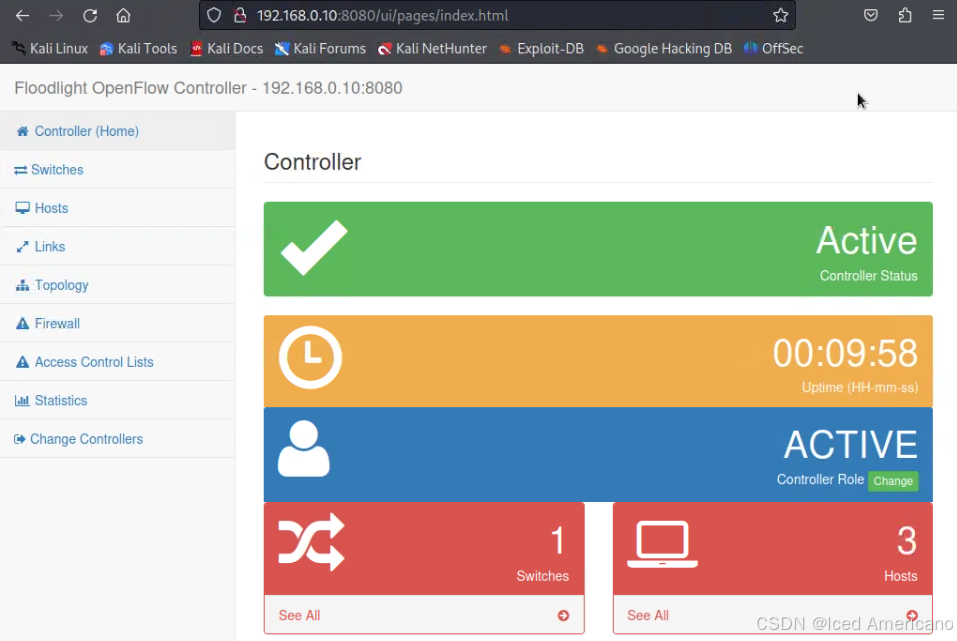 网络建设与运维 SDN+floodlight实现流量控制_floodlight sdn-CSDN博客
