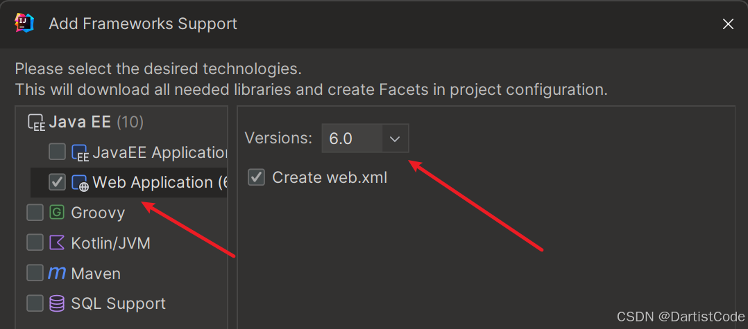 idea找到Add Framework Support（Java EE Web Application5.0设置）_idea add frameworks support-CSDN博客