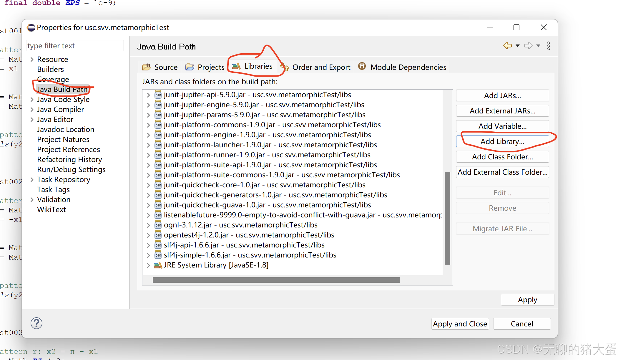 Eclipse JUnit测试提示No tests found with test runner Junit5-解决方法1；-CSDN博客