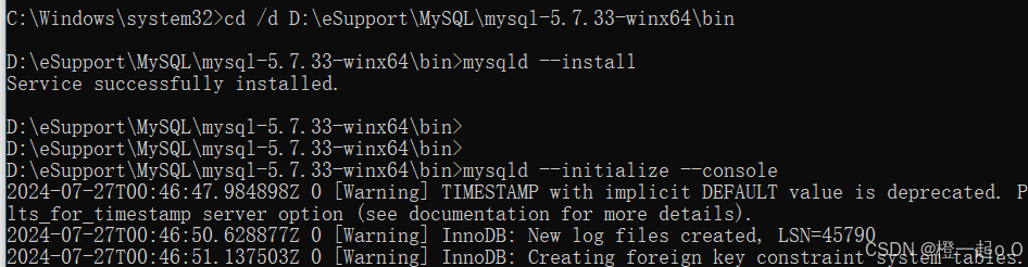 MYSQL安装出现问题（The service already exists）_the service already exists!-CSDN博客