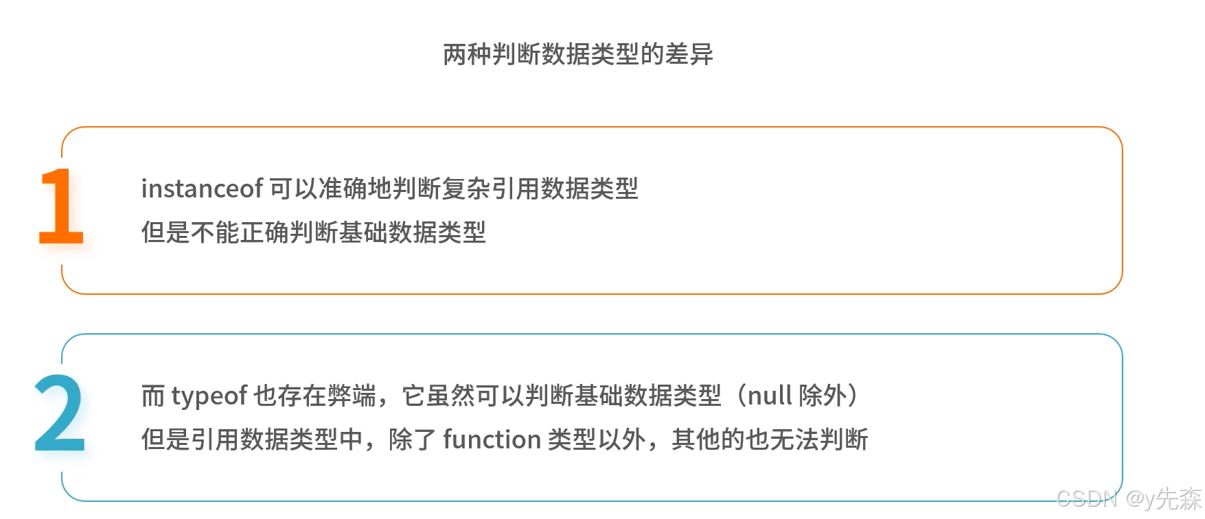 Js中的数据类型检测方法 看这一篇就够了 三种数据类型检测方法typeof、instanceof、object Prototype Tostring Instanceof有判断不出类型的吗