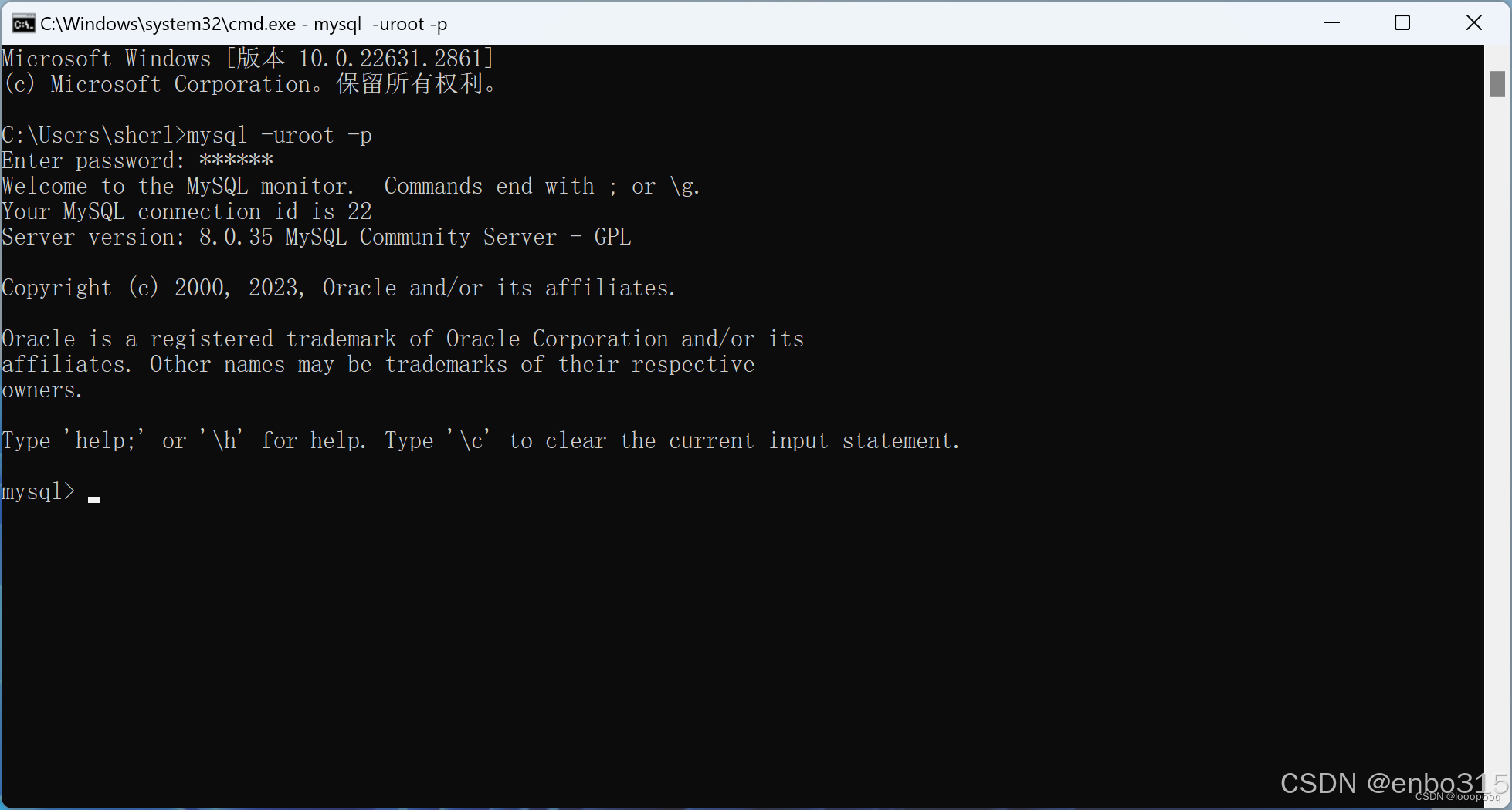 MySQL 8.0.35在Windows 11下的安装配置_win11安装mysql8-CSDN博客