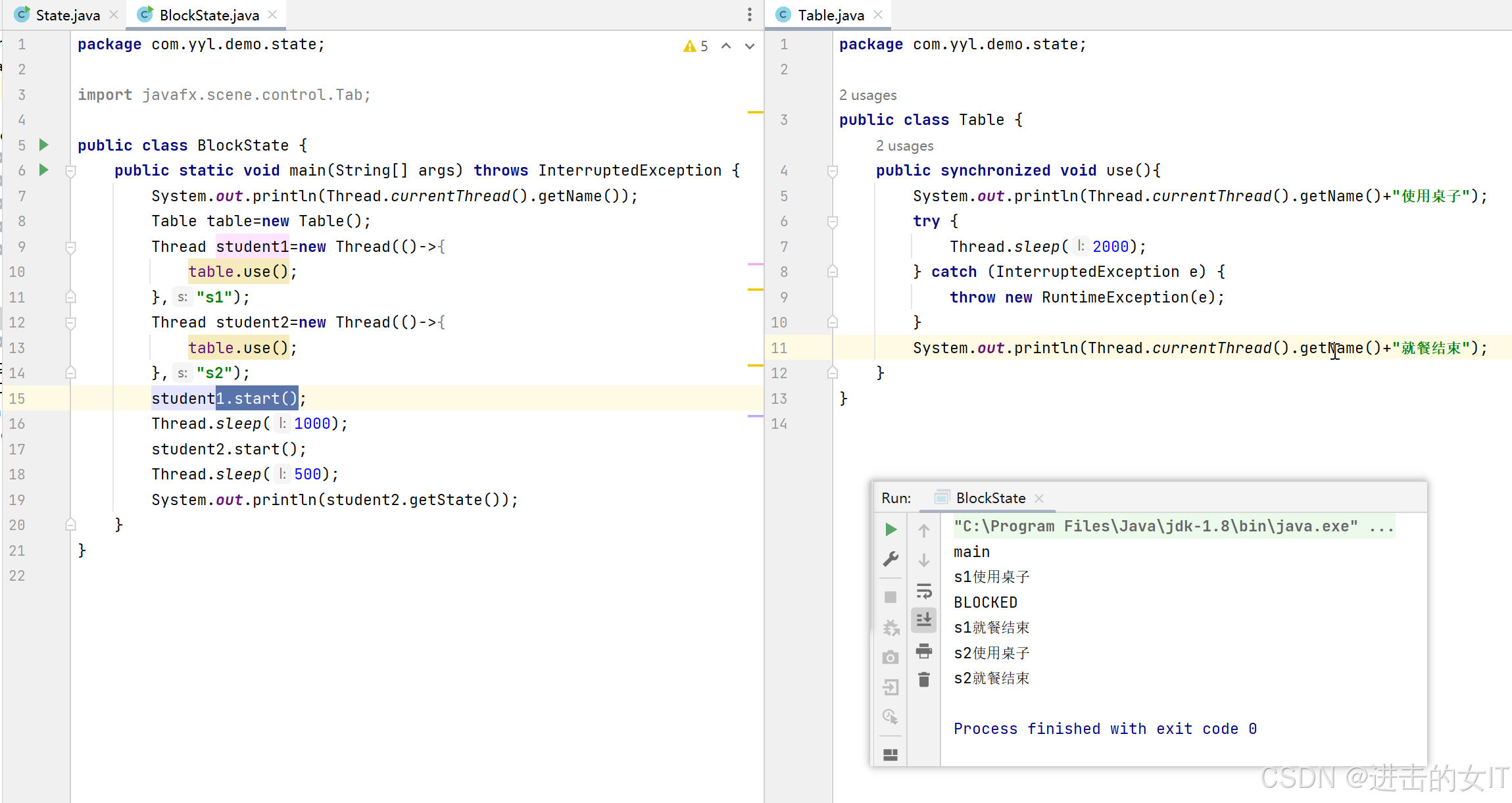 详解多线程的6种状态-CSDN博客