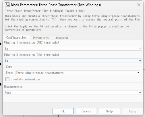Simulink建模-Three-Phase Transformer 模块的功能、参数设置和使用场景-CSDN博客