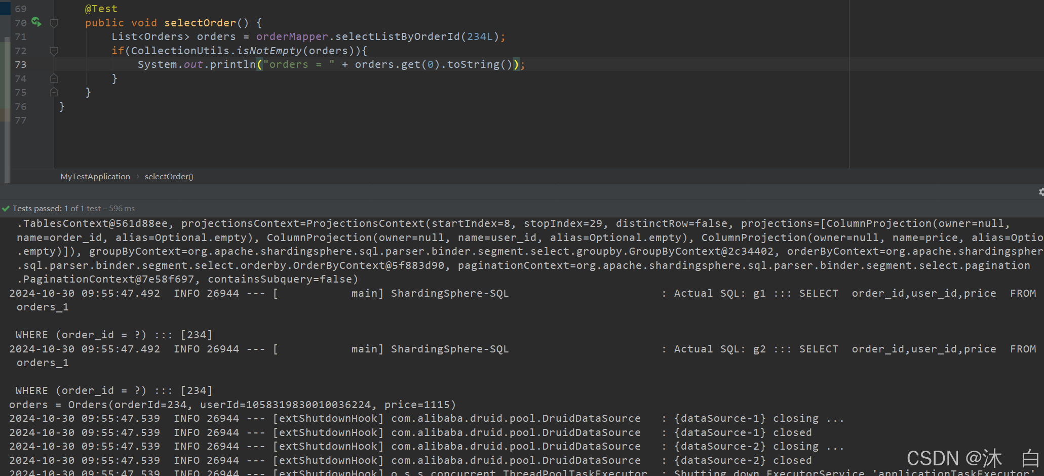 Shardingsphere实现分库分表_shardingsphere分库分表-CSDN博客