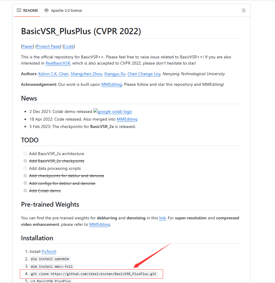 从GitHub上下载代码，并在VScode上运行（Basic VSR++)_basicvsr++ github-CSDN博客