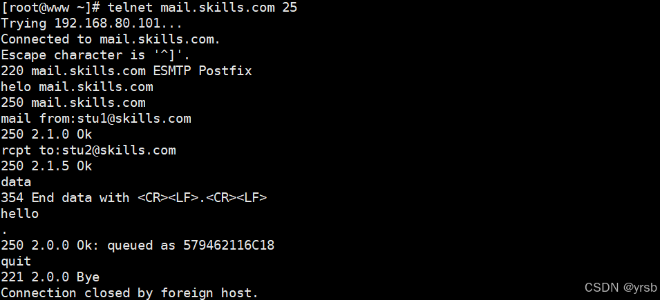 Linux下postfix与Dovecot部署邮件服务-CSDN博客