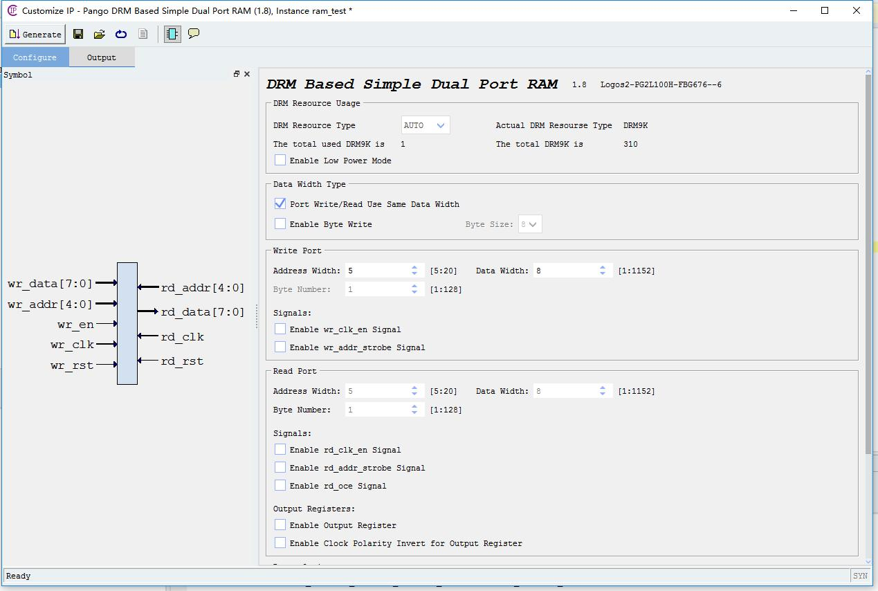 【盘古100Pro+开发板实验例程】FPGA学习 | Pango 的 ROM、RAM、FIFO 的使用_分布式 ram gtp-CSDN博客