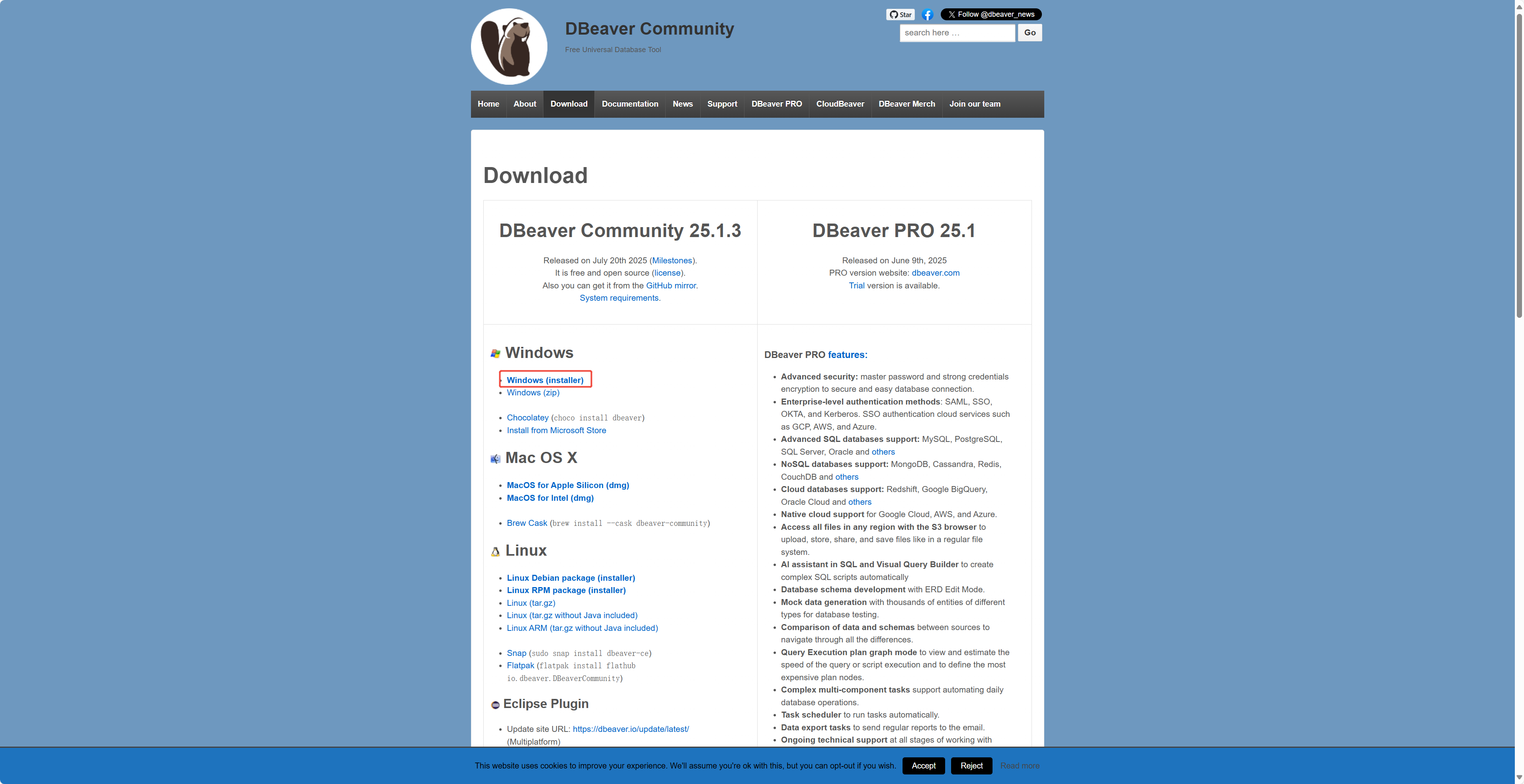 DBeaver的下载和安装（Windows）_dbeaver windows安装-CSDN博客