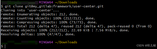 Git配置Gitlab SSH IP加Port_gitlab ssh port-CSDN博客