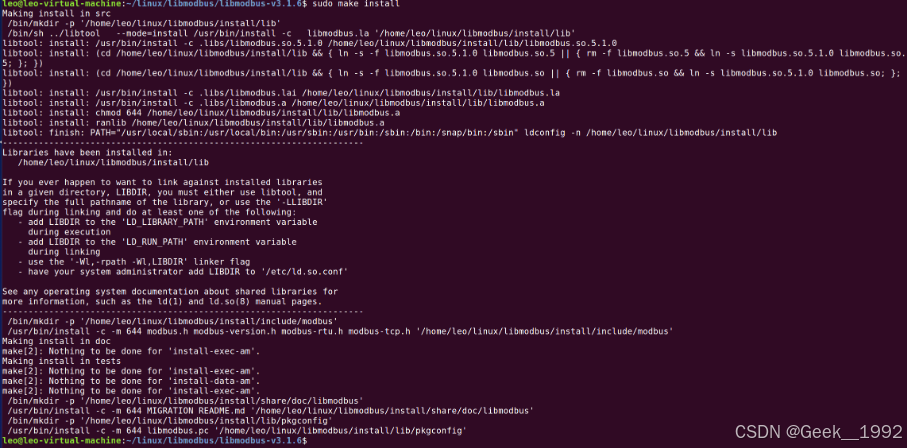 LibModbus移植_libmodbus交叉编译-CSDN博客