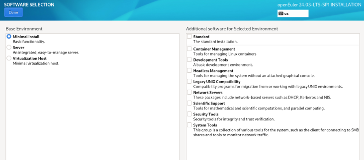VMware安装OpenEuler及UKUI图形化界面(可选)_openeuler安装图形界面-CSDN博客