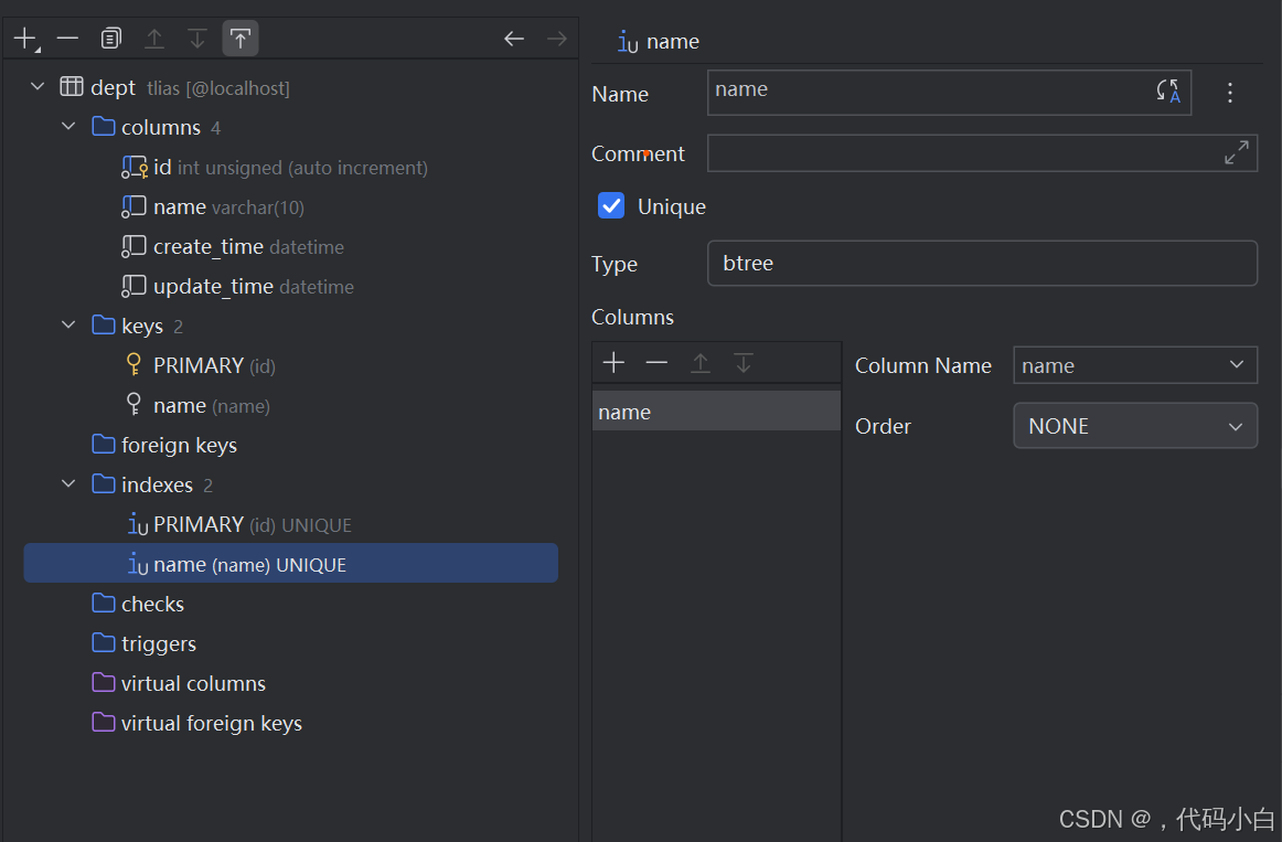 Duplicate entry ‘就业部‘ for key ‘dept.name‘_duplicate entry '就业部' for key ...