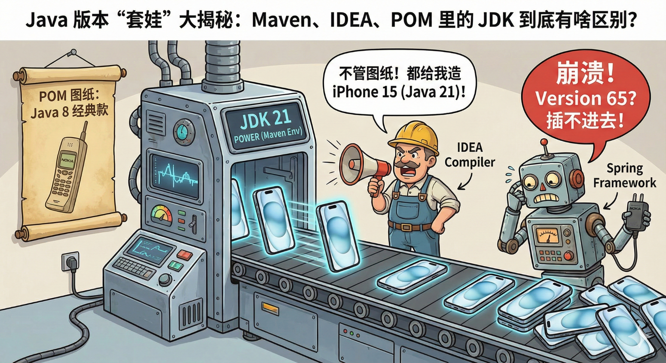 Java 版本“套娃”大揭秘：Maven、IDEA、POM 里的 JDK 到底有啥区别？-CSDN博客