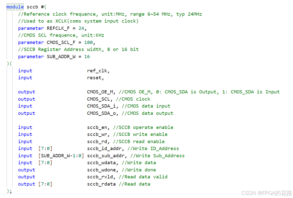 SCCB接口-CSDN博客
