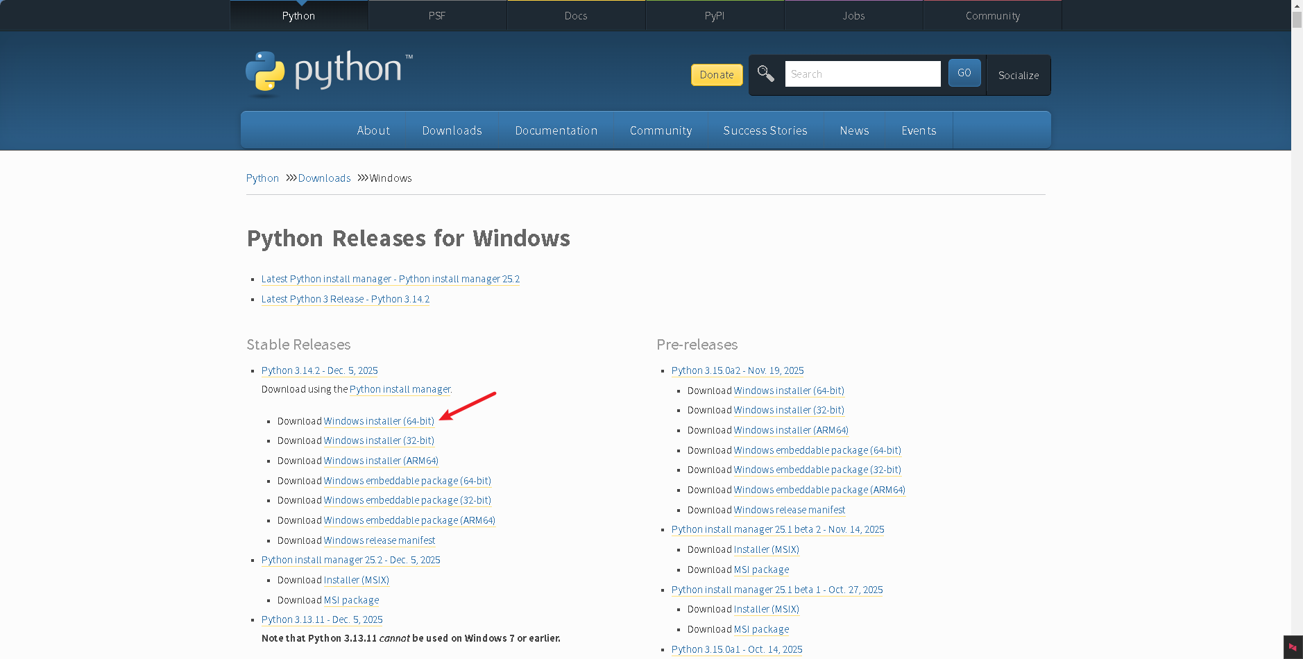 Python3.14安装包下载地址_python 3.14.2下载-CSDN博客