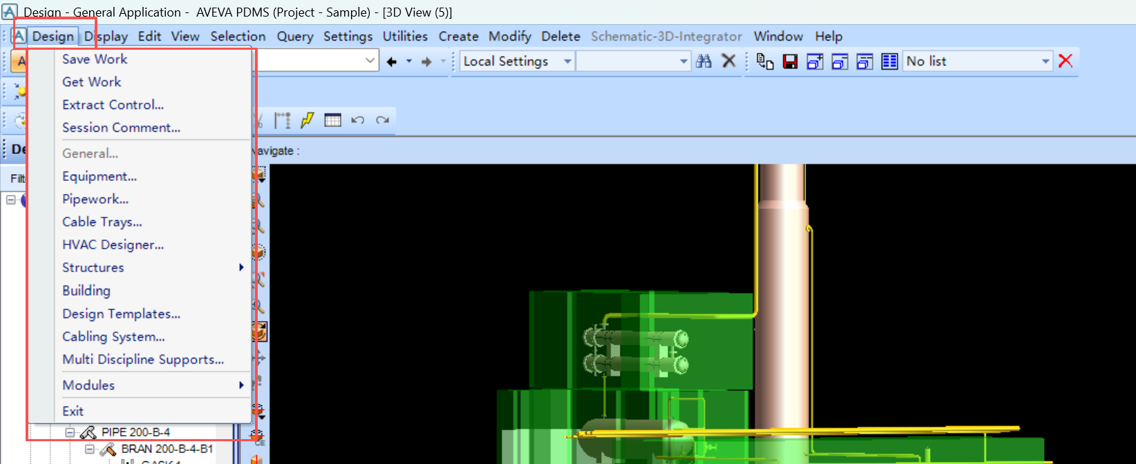 PDMS（PDMS Design 12.1.SP4）——软件登录与基本操作_pdms模块的切换方式-CSDN博客