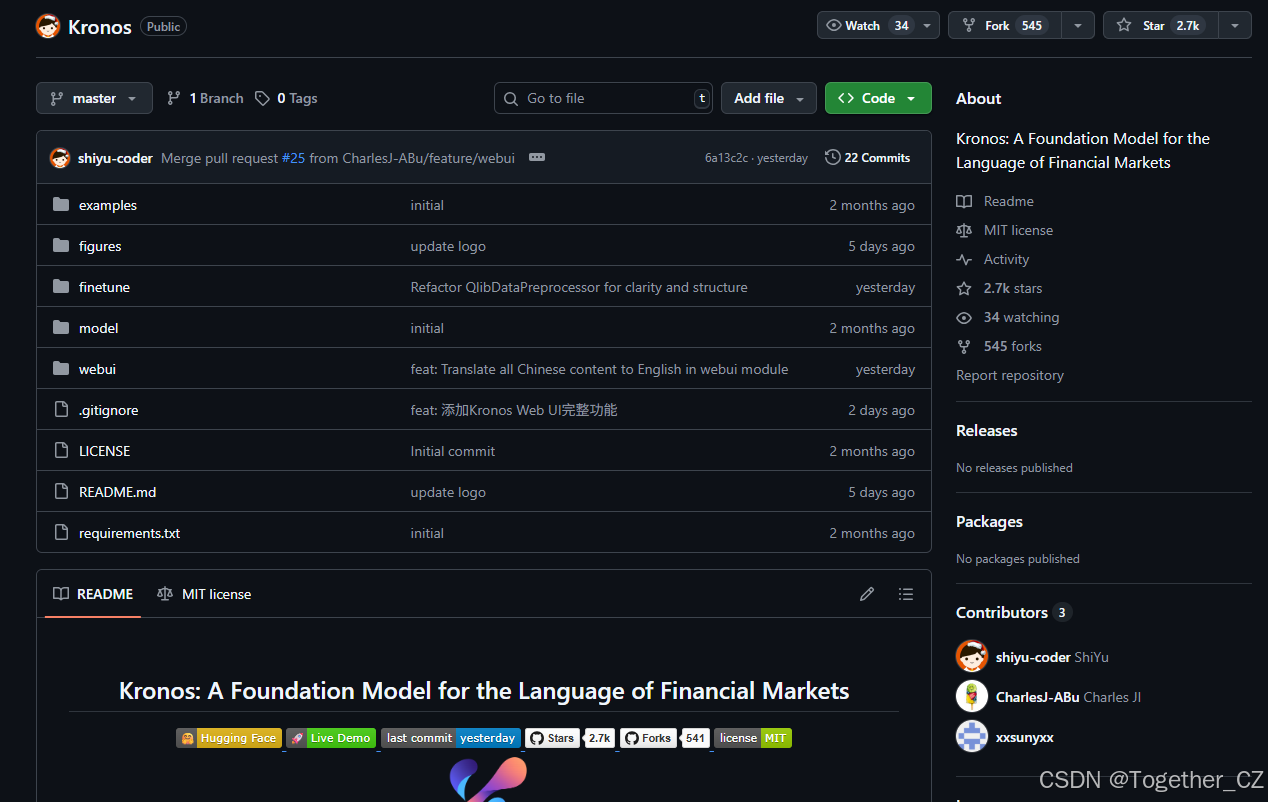 Kronos: A Foundation Model for the Language of Financial Markets——金融市场语言的基础模型_kronos:金融市场语言的基础模型 ...