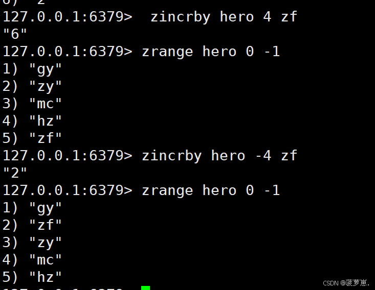 redis常用指令-set、hash、Zset_redis hash set-CSDN博客