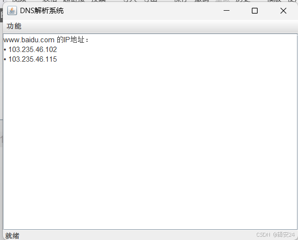 Java制作DNS 解析器--------《计算机网络》课程设计_java dns解析-CSDN博客