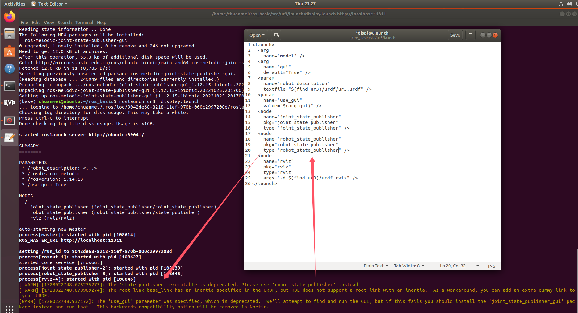 ubuntu20.04.6 编译URDF_does not follow the naming conventions. it should -CSDN博客
