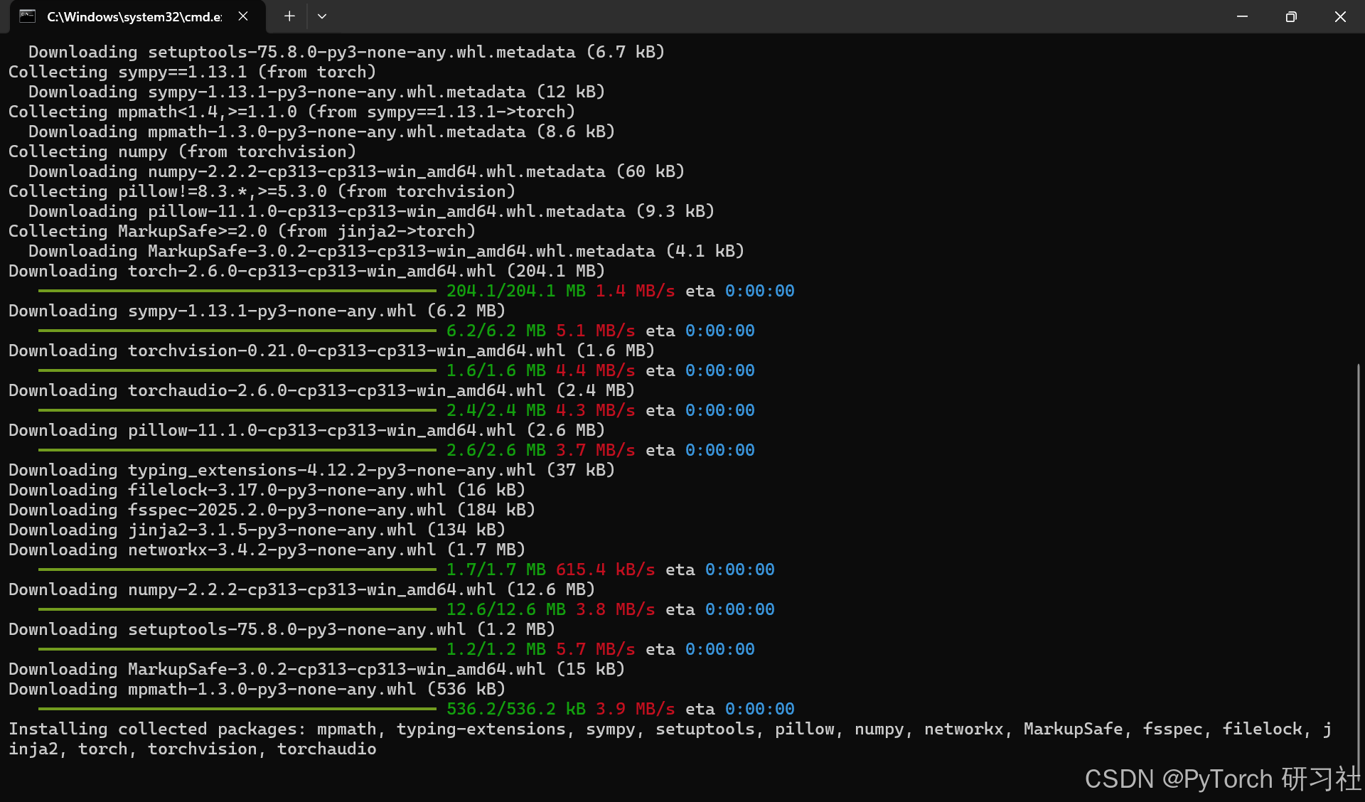 从零学习pytorch——1基础知识及安装pythonpytorch官网 Csdn博客