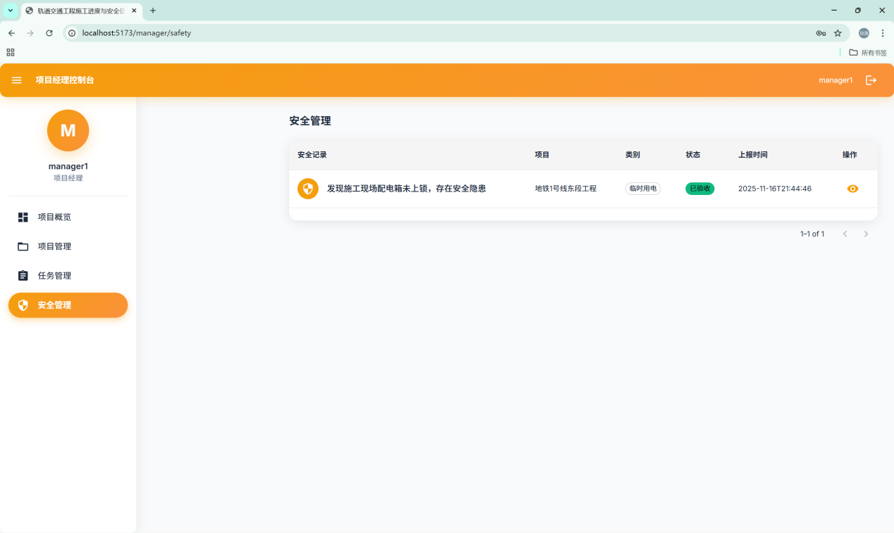 基于Spring Boot + React的铁路施工进度与安全管理系统-CSDN博客