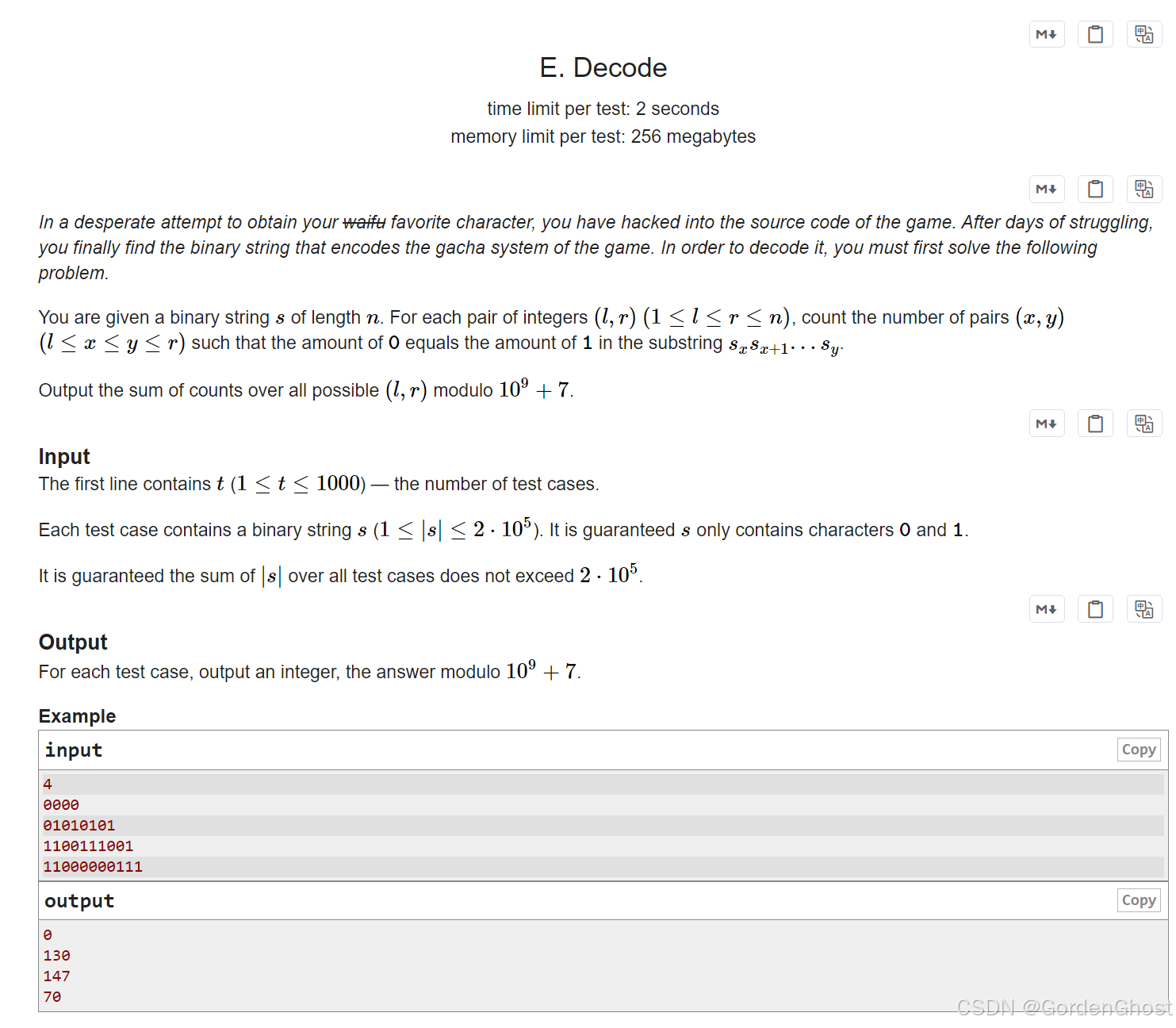 Decode（Round 962）-CSDN博客