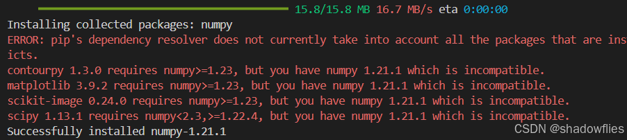 解决RuntimeError: Numpy is not available_numpy 2.0.2 as it may crash. to ...