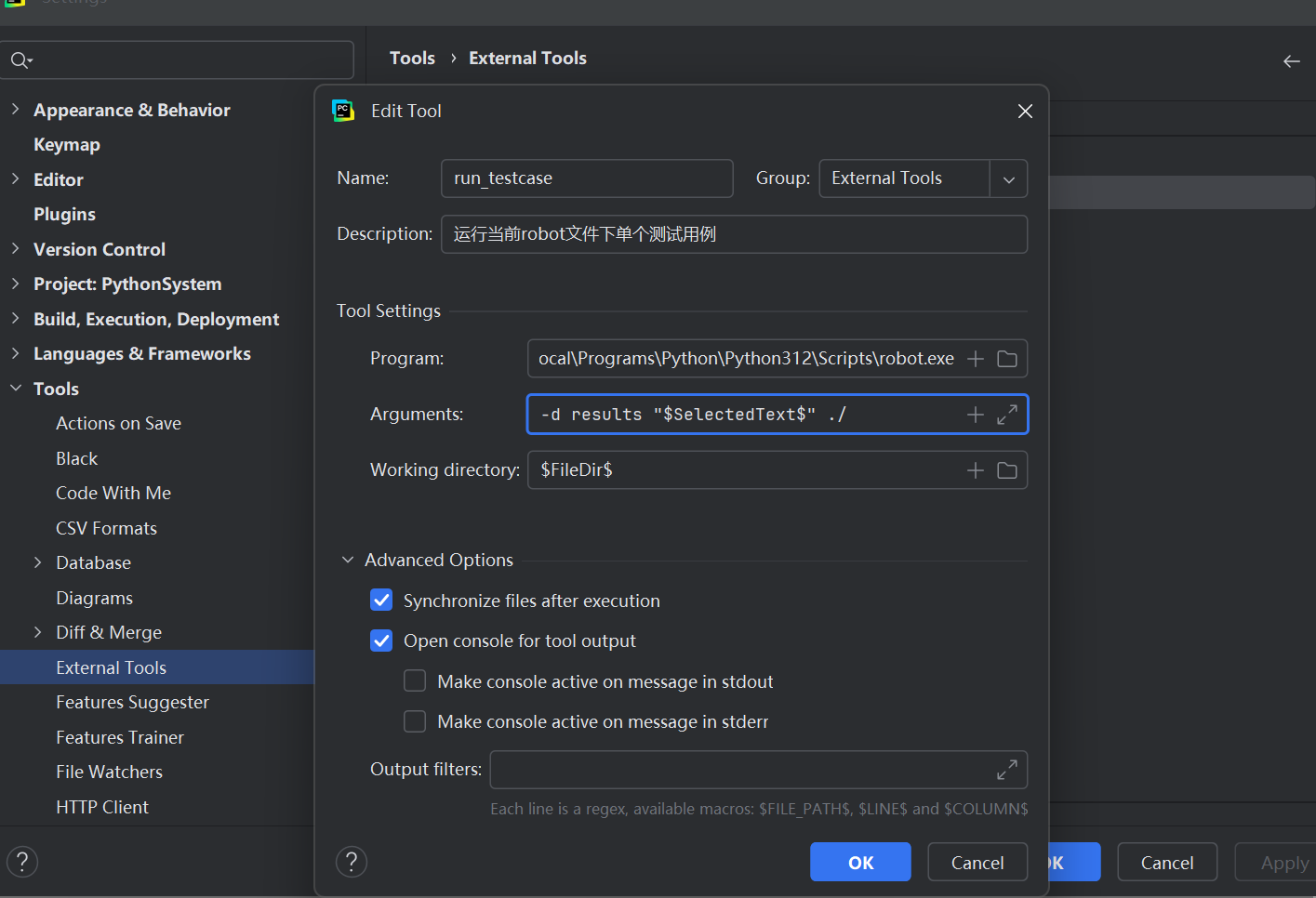 python3和robot framework基础配置教程：Pycharm中robot配置【最新】_robotframework+python3详细配置-CSDN博客
