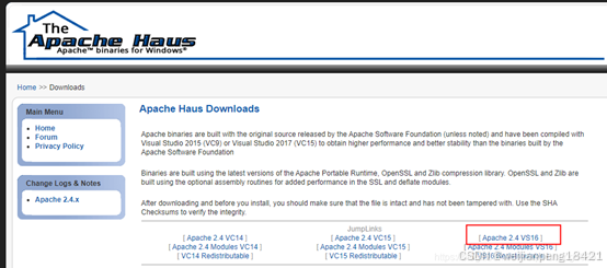 Windows环境下使用不同端口同时安装多个Apache htttpd服务与站点配置（前端项目快速发布）_apache windows-CSDN博客