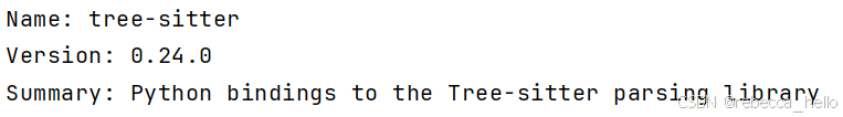 python tree-sitter-c ValueError: Incompatible Language version 15. Must be between 13 and 14 解决 ...