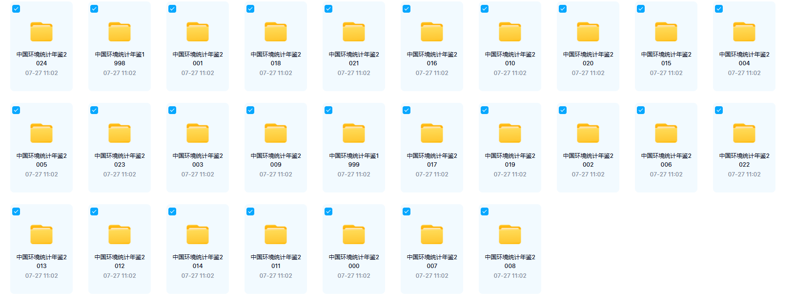 中国环境统计数据-全Excel版（1998-2024年）_中国环境统计年鉴在哪下载-CSDN博客