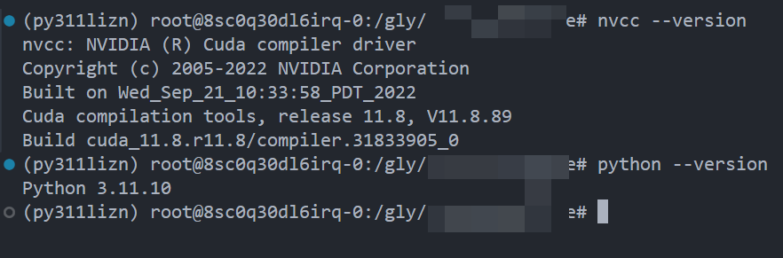 完美解决 The detected CUDA version (11.8)mismatches the version that was used compile PyTorch (12.4 ...