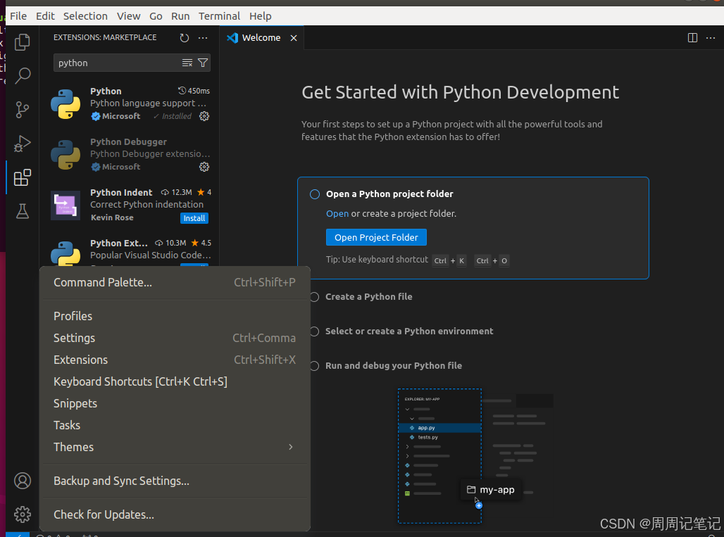 Linux系统Python环境搭建：开启你的编程之旅_linux 系统 vscode 安装python3指令-CSDN博客