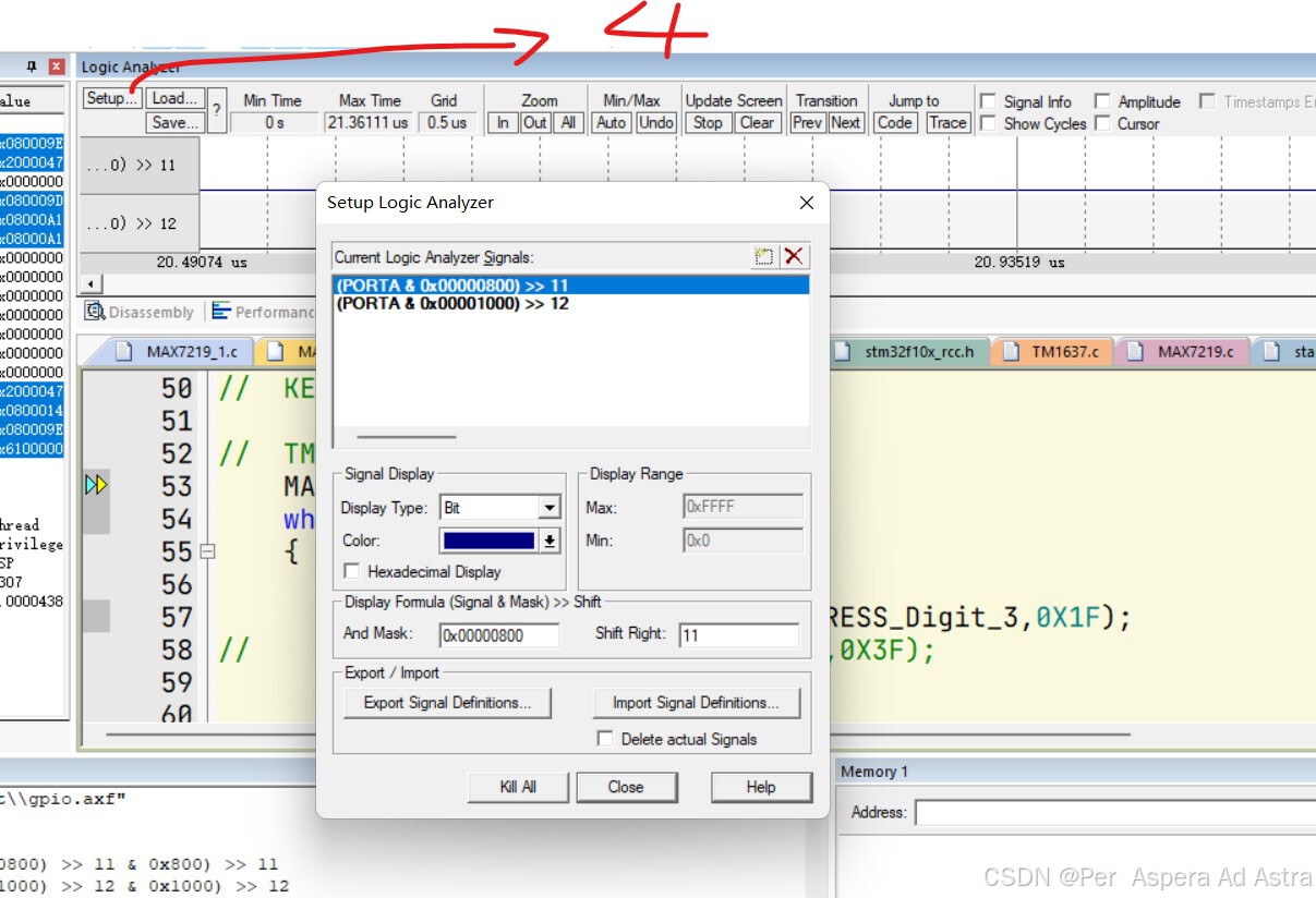Keil软件中使用debug功能使用logic Analyzer逻辑分析仪的配置 Csdn博客