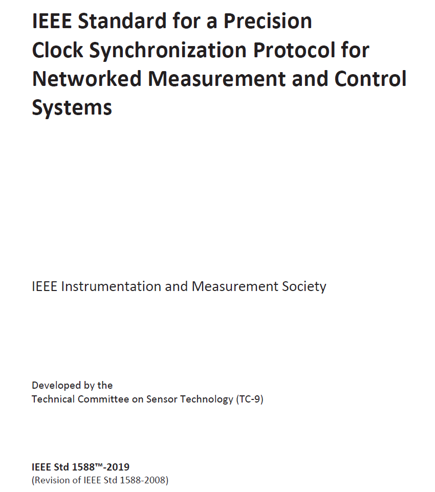 终于完成IEEE Std 1588-2019的中文版_ieee1588协议 中文-CSDN博客