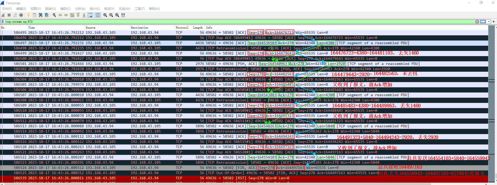 ACK和Seq的计数规则_seq和ack-CSDN博客