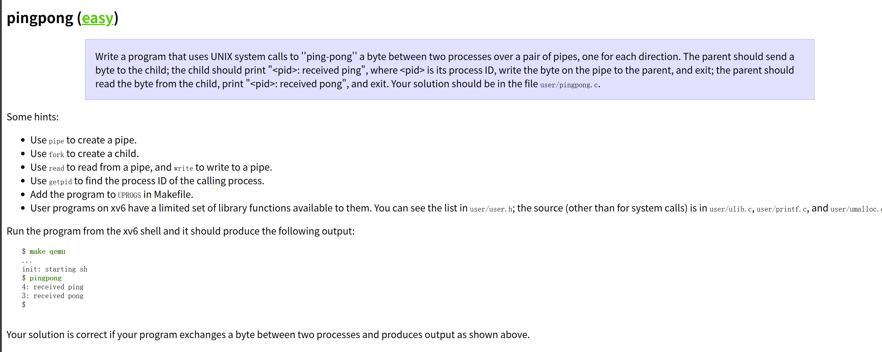 MIT-OS-2022：Lab1: Xv6 and Unix utilities&操作系统接口-CSDN博客