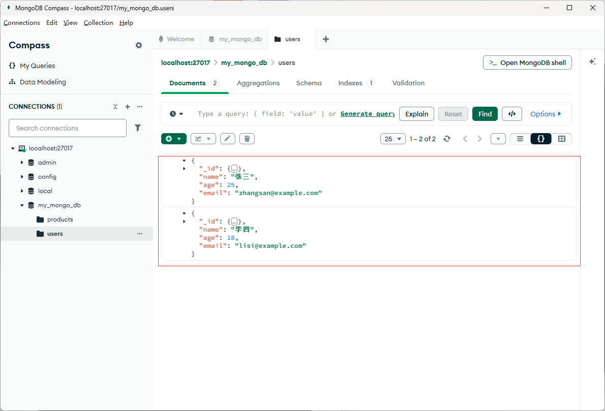 【DB】MongoDB 安装及基于MongoDB Compass的数据管理-CSDN博客