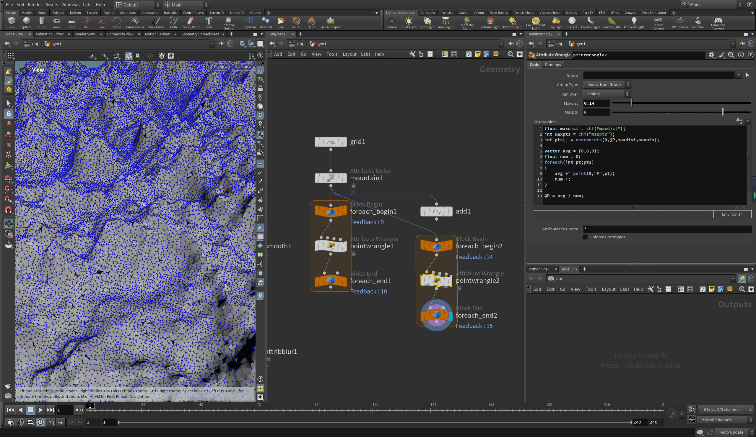 VEX实现attributeblur功能-CSDN博客
