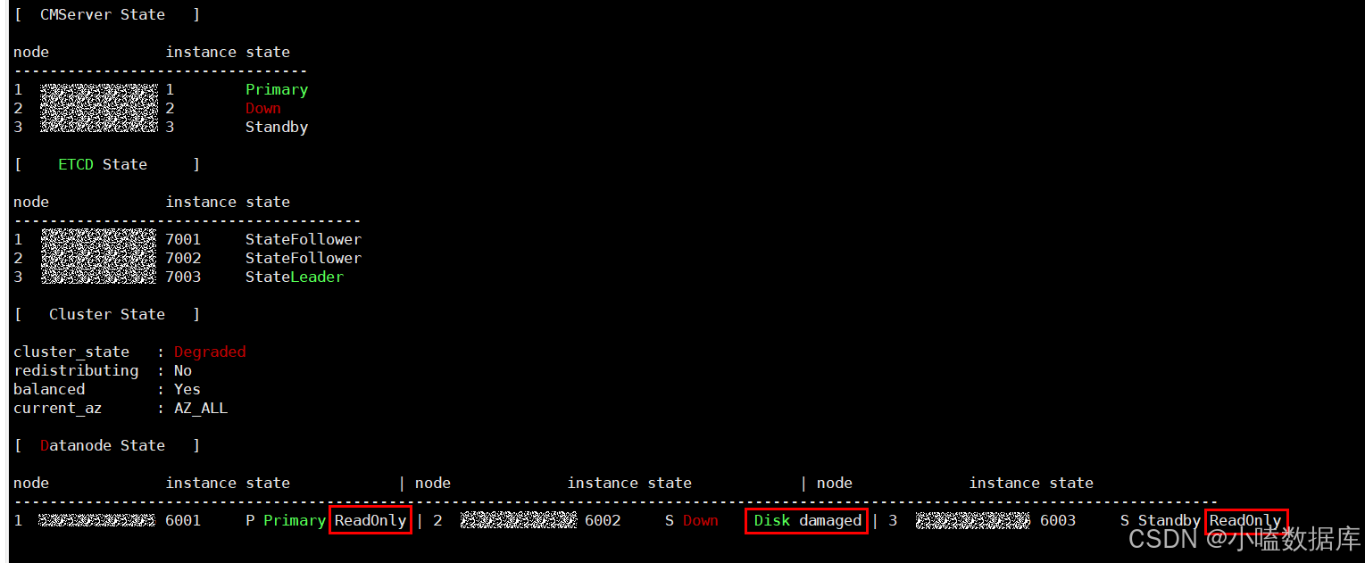 GaussDB-TPOPS元数据库所在磁盘满导致管理面三节点均不可用_gaussdb 85%-CSDN博客