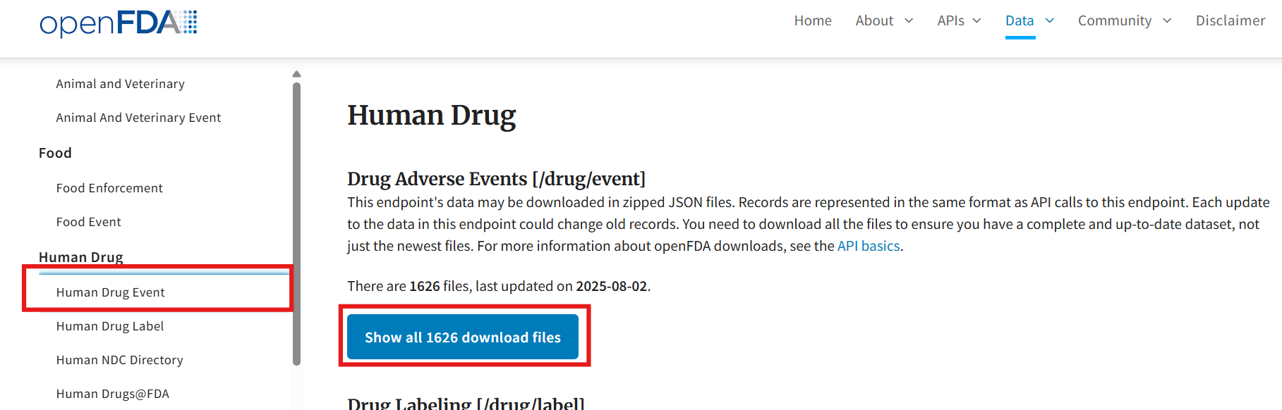 FAERS数据--下载数据_faers数据库-CSDN博客