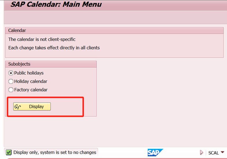 SAP PRD生产环境维护工厂日历，可能会遇到无“修改”按钮展示的情况，需要打开SCC4和SE06的设置_sap scc4-CSDN博客