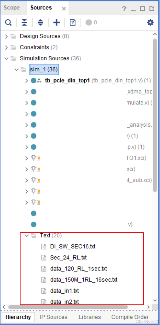 VIVADO加载数据文件仿真方法案例与为啥$readmemh比$fopen好用？（Error reading data from file xx.txt at index 0）_vivado ...