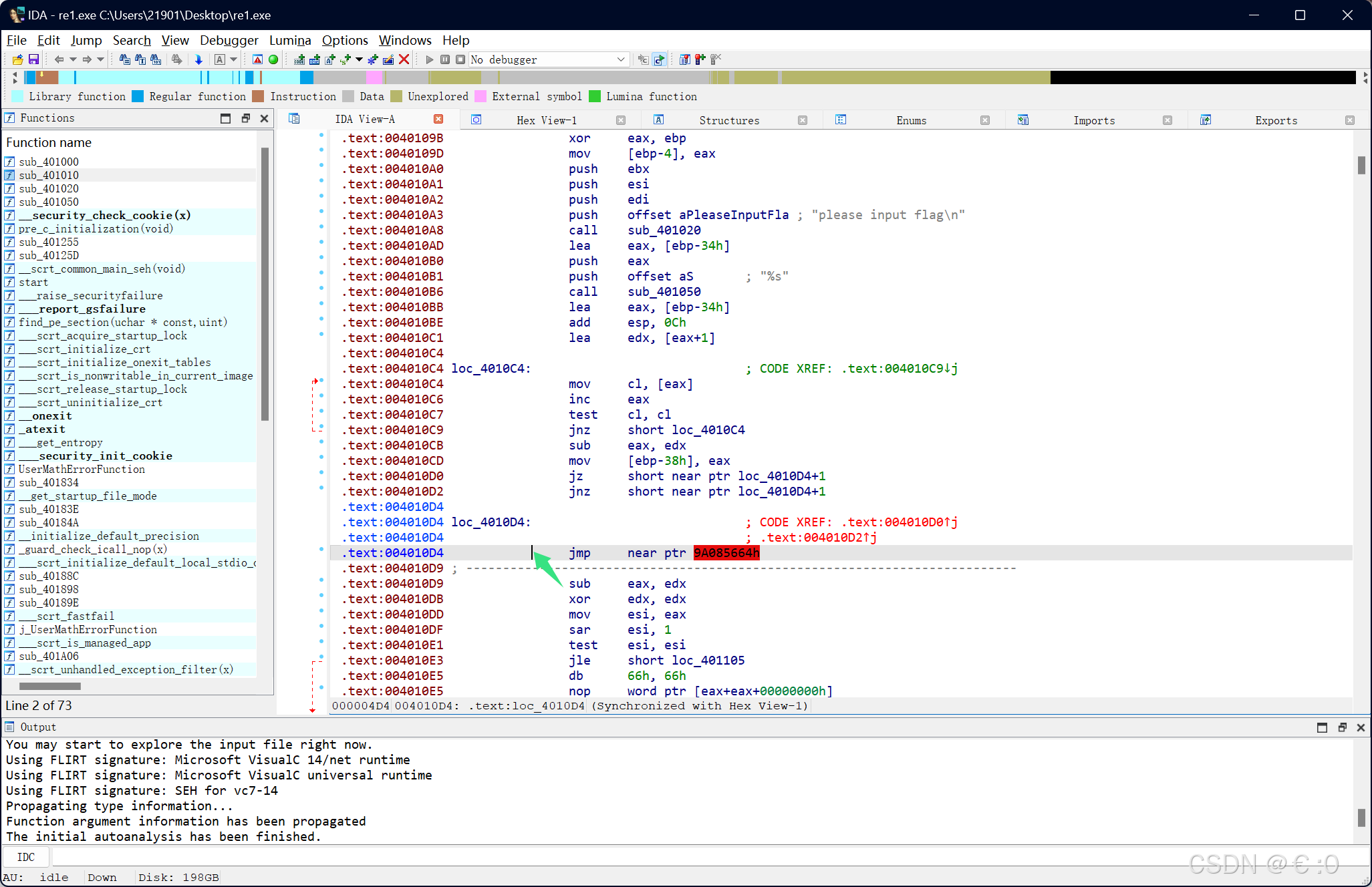 revere学习总结(9)-花指令_花指令学习笔记-CSDN博客